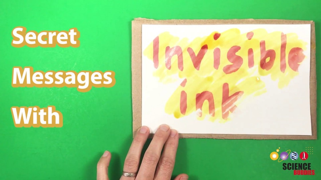 Secret Messages With Invisible Ink! | STEM Activity
