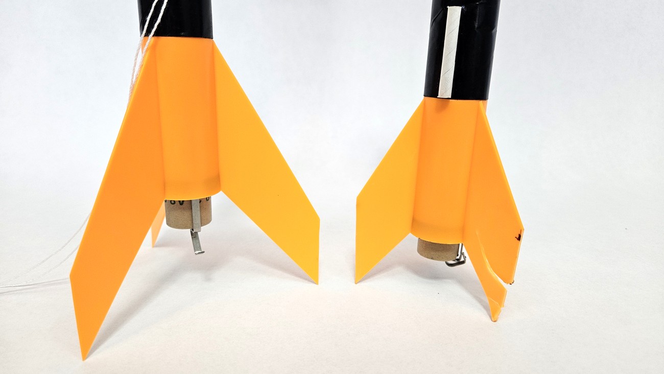 SpaceX or Blue Origin-Style Passive Vertical Landing Model Rocket ...