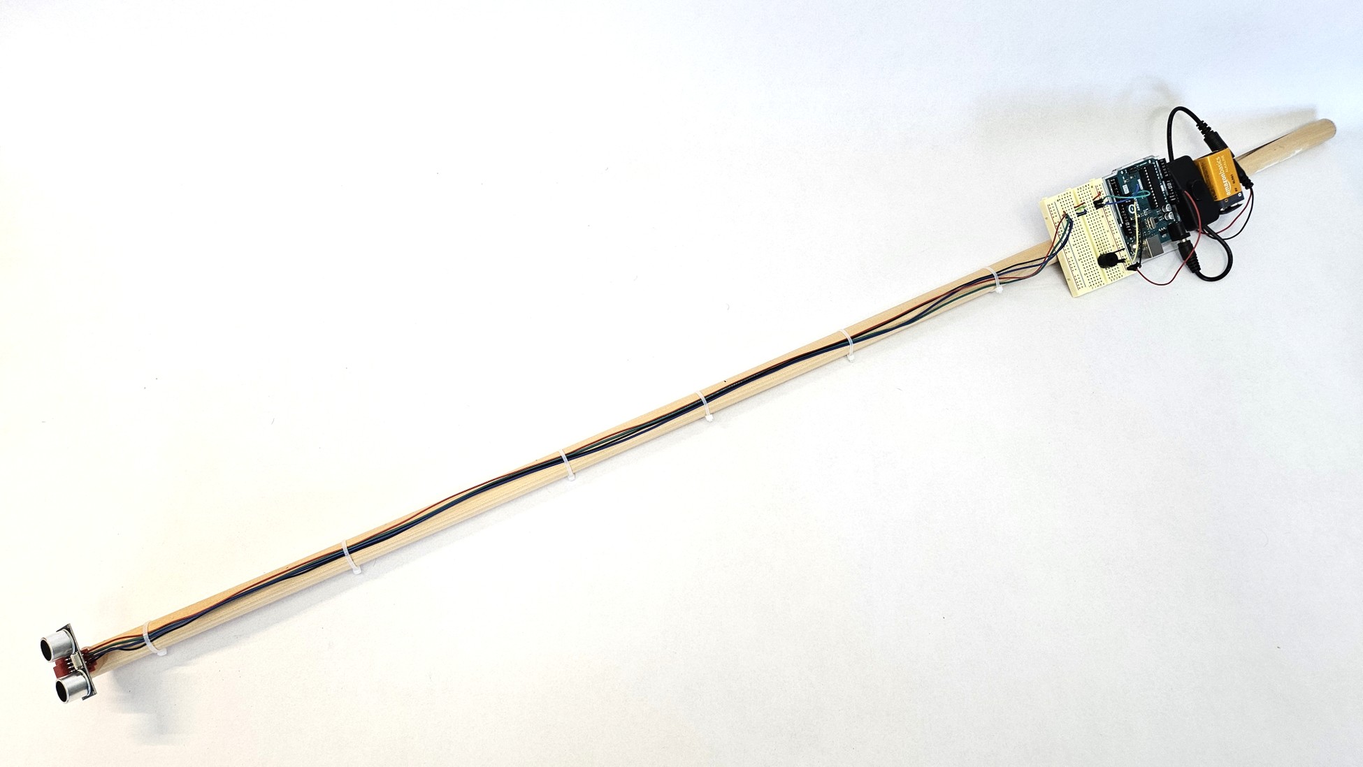 Arduino Obstacle-Detecting Cane with Ultrasonic Sensor for Blind or ...