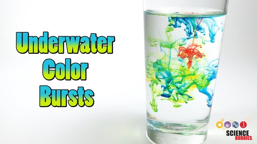 Underwater Color Bursts | STEM Activity